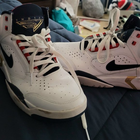 Nike | Shoes | Nike Air Flight Mid Lite Olympic | Poshmark